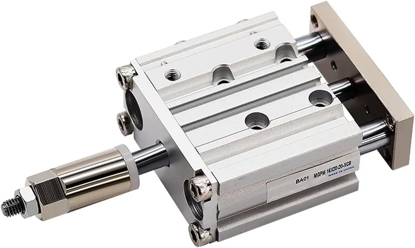 MGPM32/40/50 Adjustable Stroke Bore Size 32mm/40mm/50mm Three Axis with Rod Compact Guide Air ...