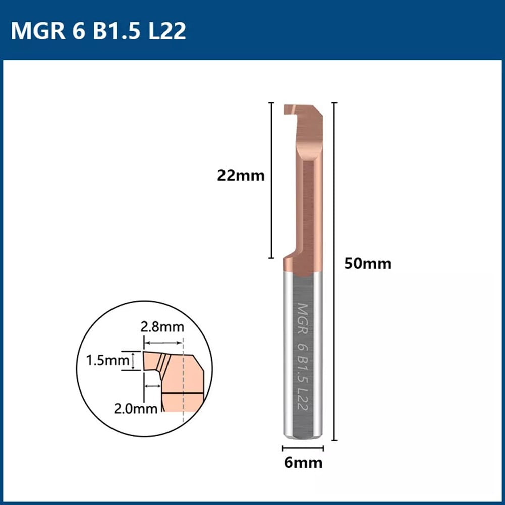 MGR Integral Internal Boring Tool CNC Carbide Micro Boring Cutter and Reliable MGR 6B1.5 L22 ...