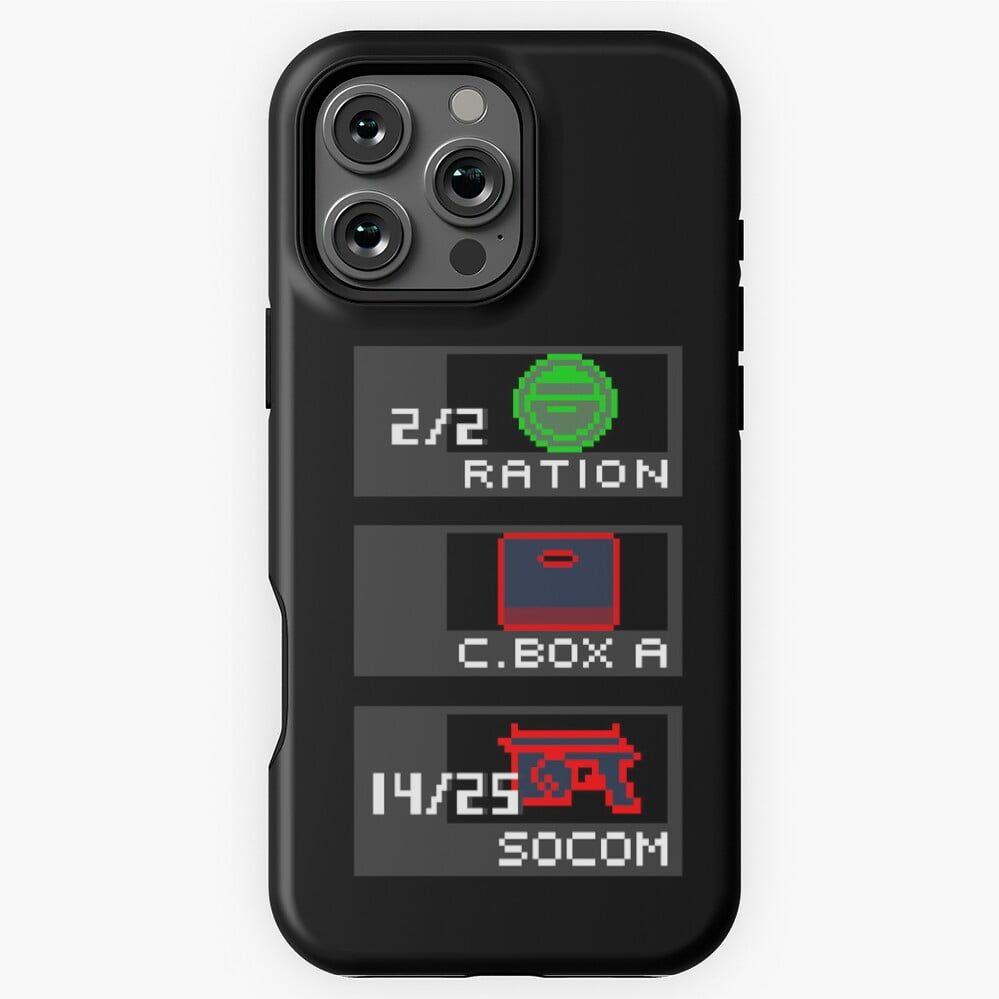 MGS1 Metal Gear Solid Hud Symbols Phone Case for iPhone 16 15 14 13 12 ...
