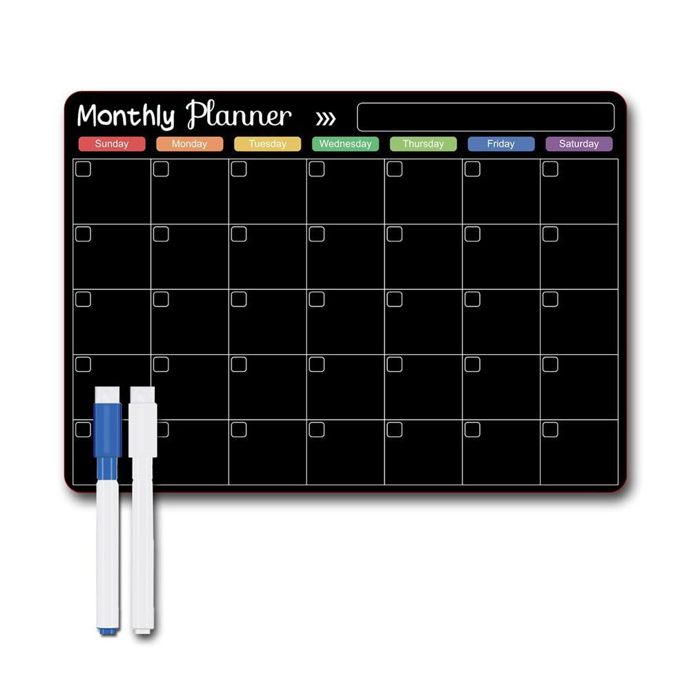 MH-11-4 Magnetic Fridge Magnet Writing Board Calendar Magnetic ...