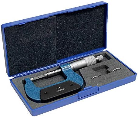 MH GLOBAL 0-1 Inch Blade Outside Micrometer Solid Metal Frame ...