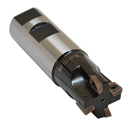 MH GLOBAL 1'' x 1'' 90 Degree Square Shoulder Indexable End Mill APKT ...