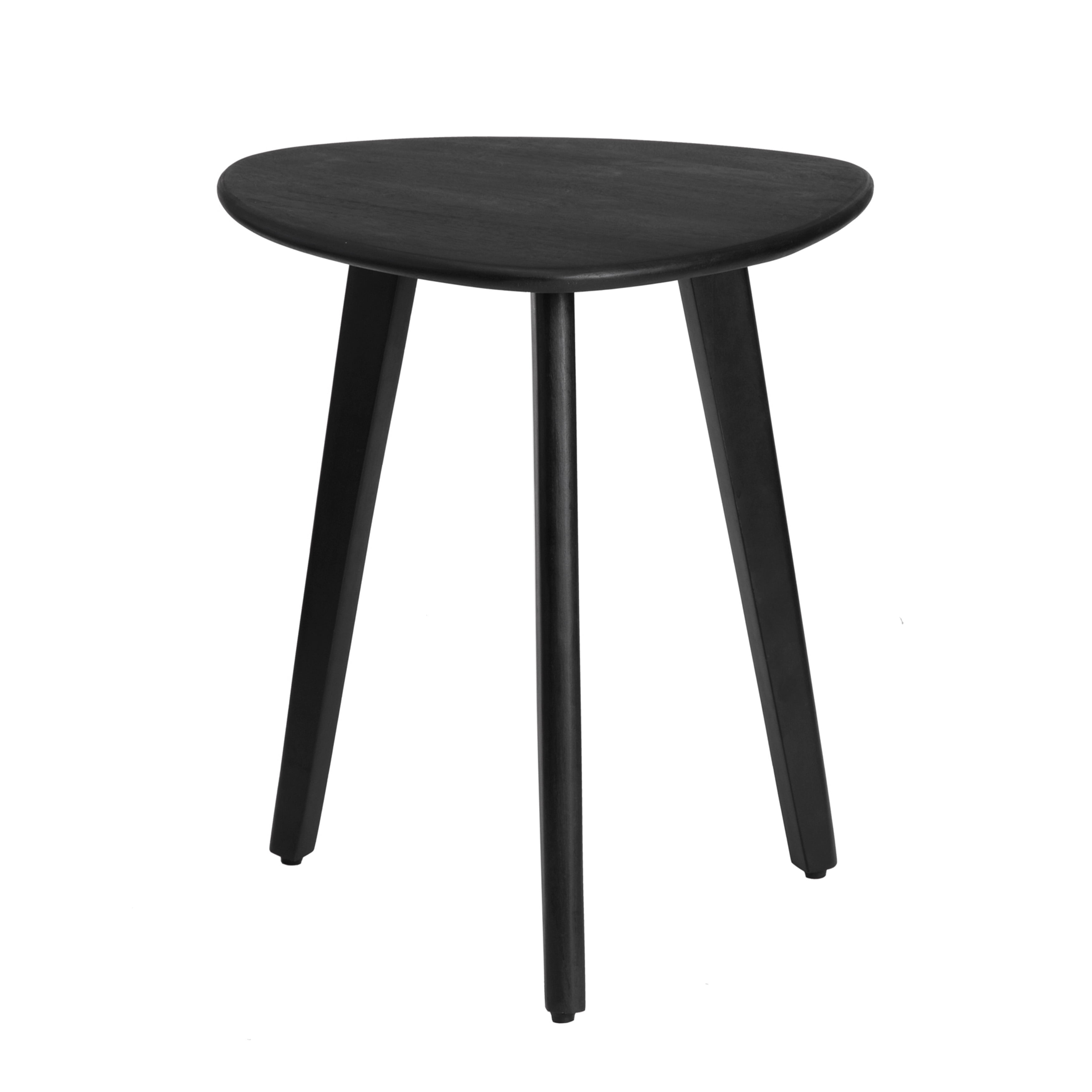 MH London Wandsworth Natural Mango Wooden Round Coffee Tea End Table ...