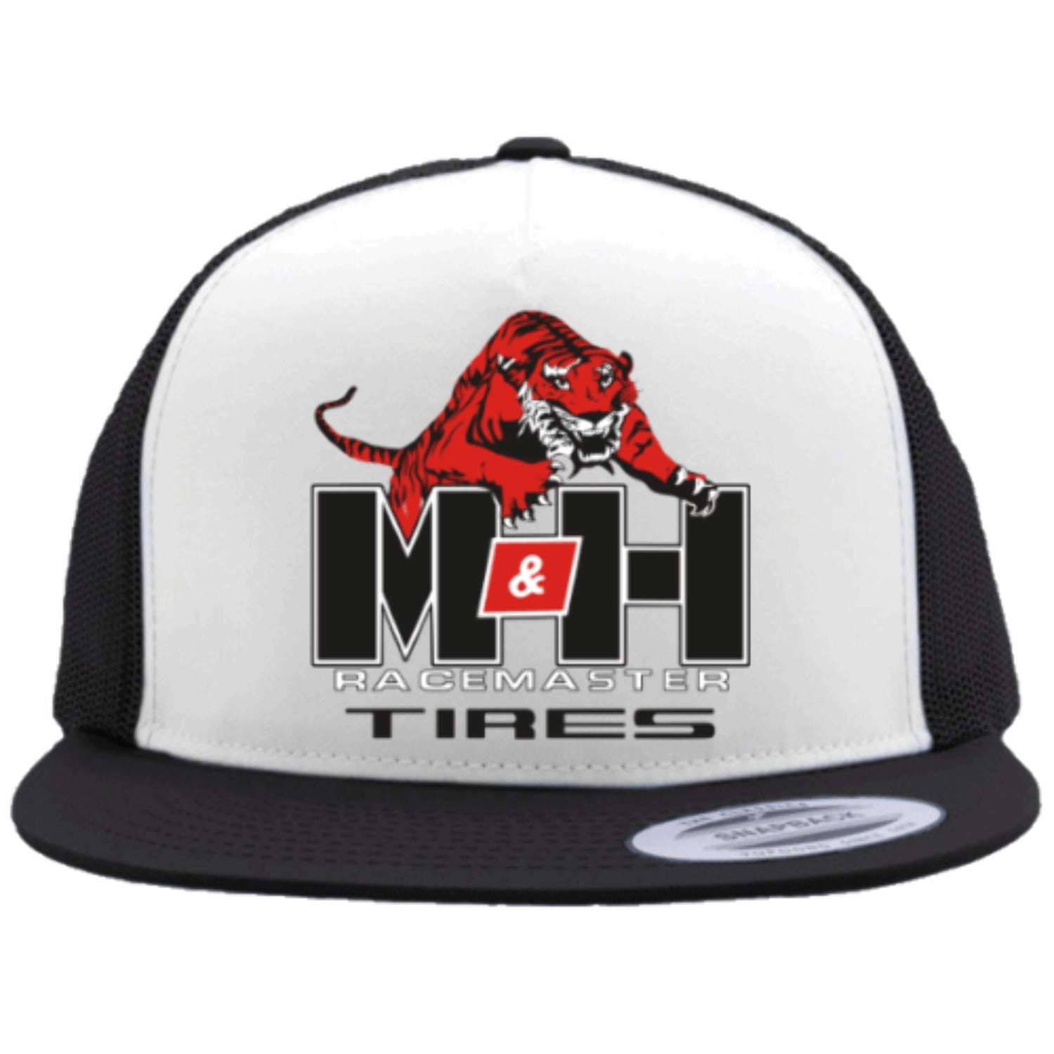 MH Tire Racemaster Tires with Tiger Logo Flat Bill Truckers Hat Hot ...
