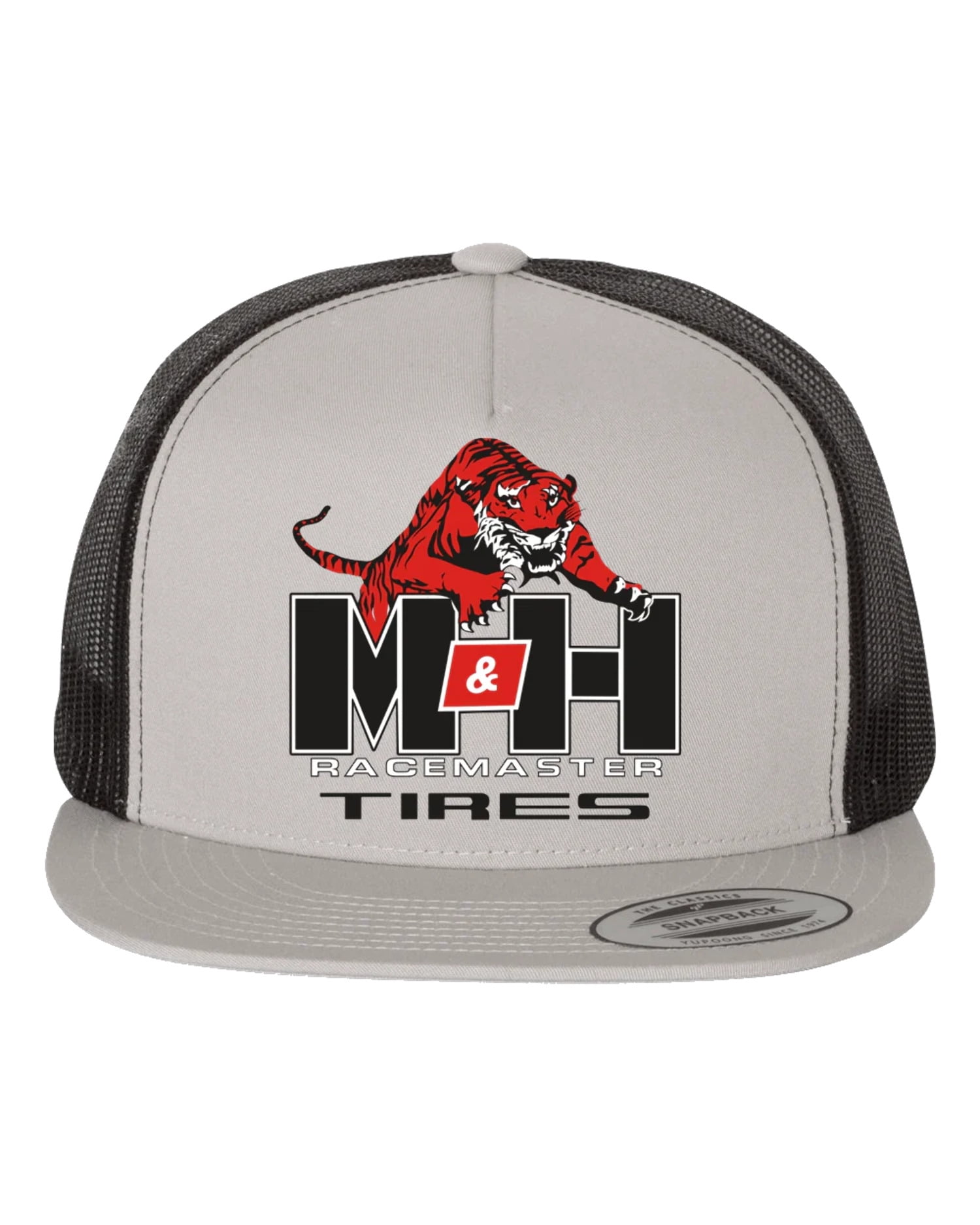 MH Tire Racemaster Tires with Tiger Logo Flat Bill Truckers Hat Hot ...