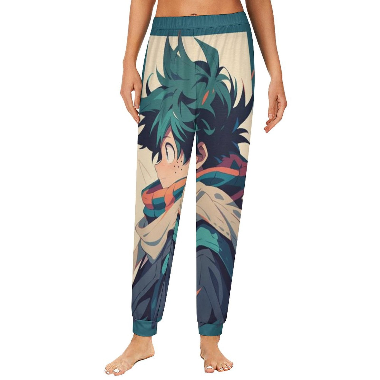 MHA Izuku Midoriya Deku Pajama Bottoms for Women Novelty Lounge Daily ...