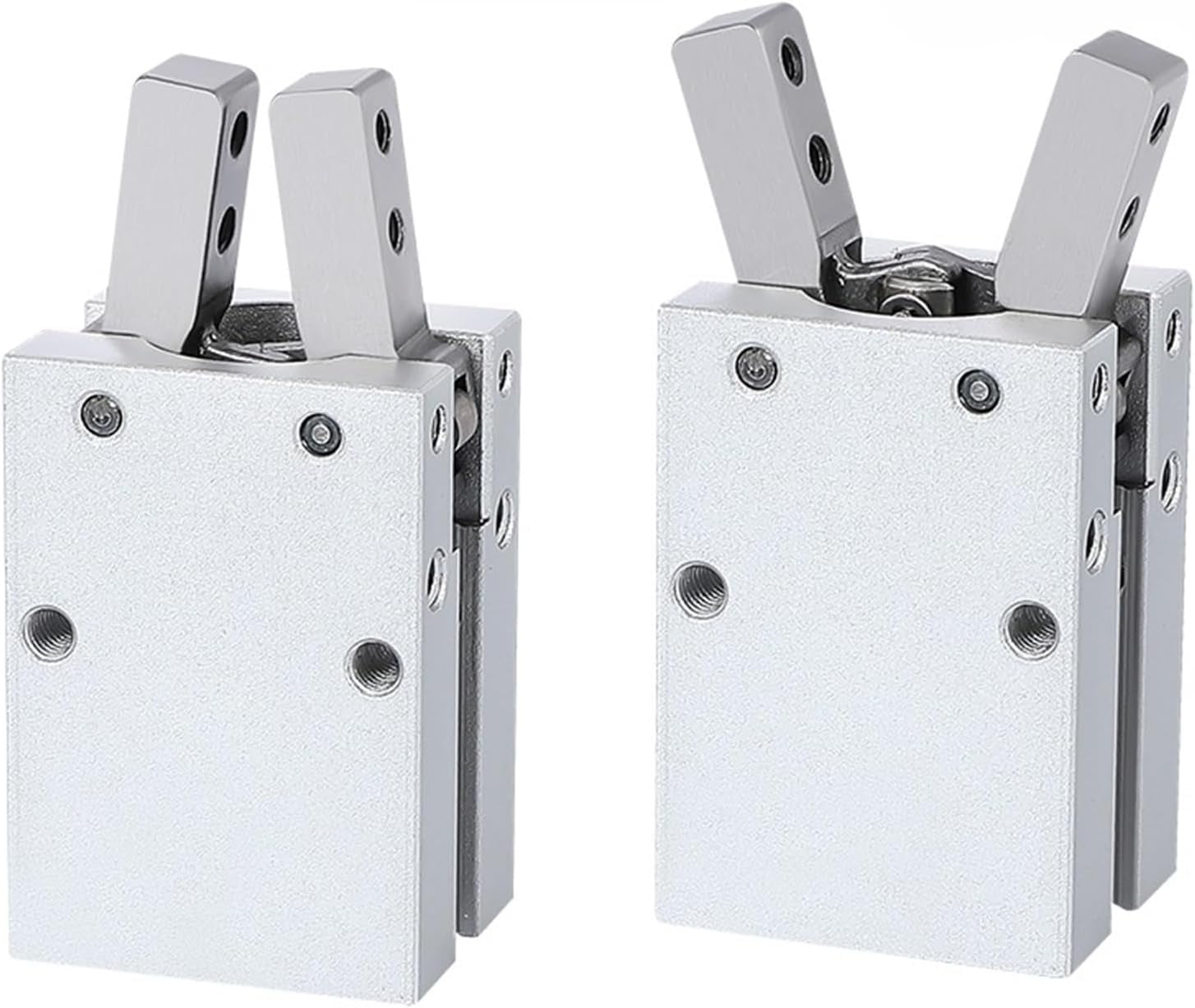 MHC2 10D 16D 20D 25D 32D Double Acting Pneumatic Gripper SMC Type Angular Style Aluminium Clamps ...