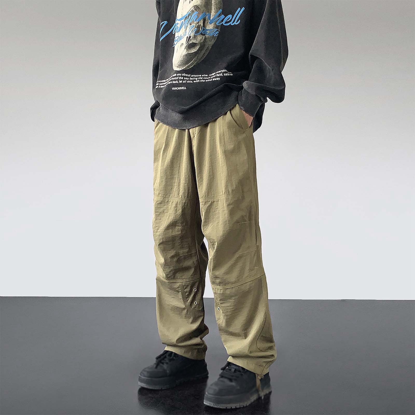 MHFRRA Cargo Joggers Men Men's Thin Fast Dry Climbing Leisure Outdoor ...