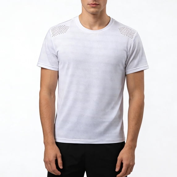 MHOSTAFH Men's Short Sleeve Workout Shirts Lightweight Quick Dry ...