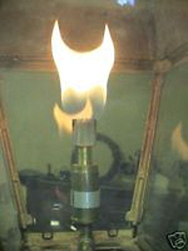 MHP Everglow Gas Lamp Open Flame Burner, Brass Construction, Compatible ...