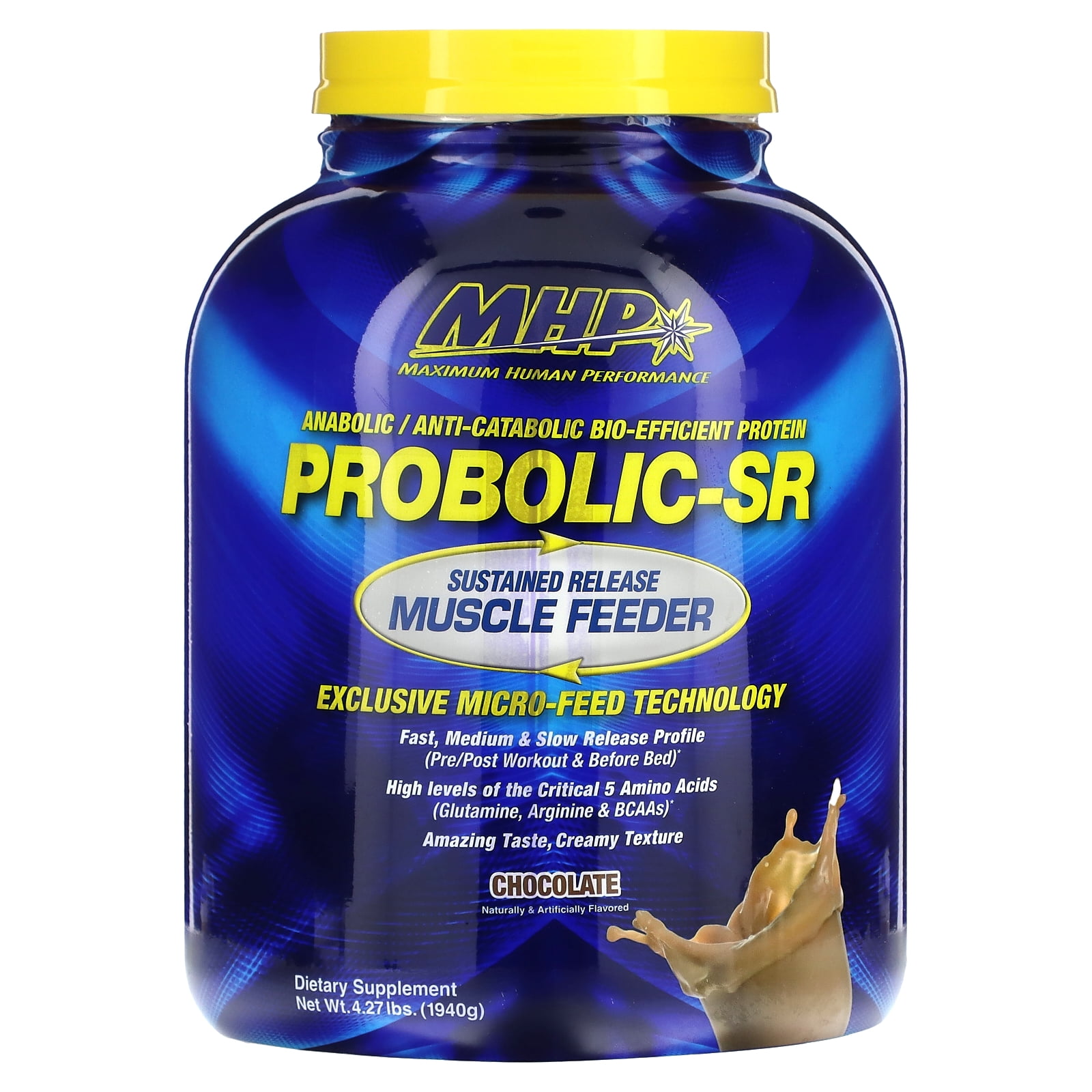 MHP Probolic-SR, Chocolate, 4.27 lbs (1,949 g) - Walmart.com