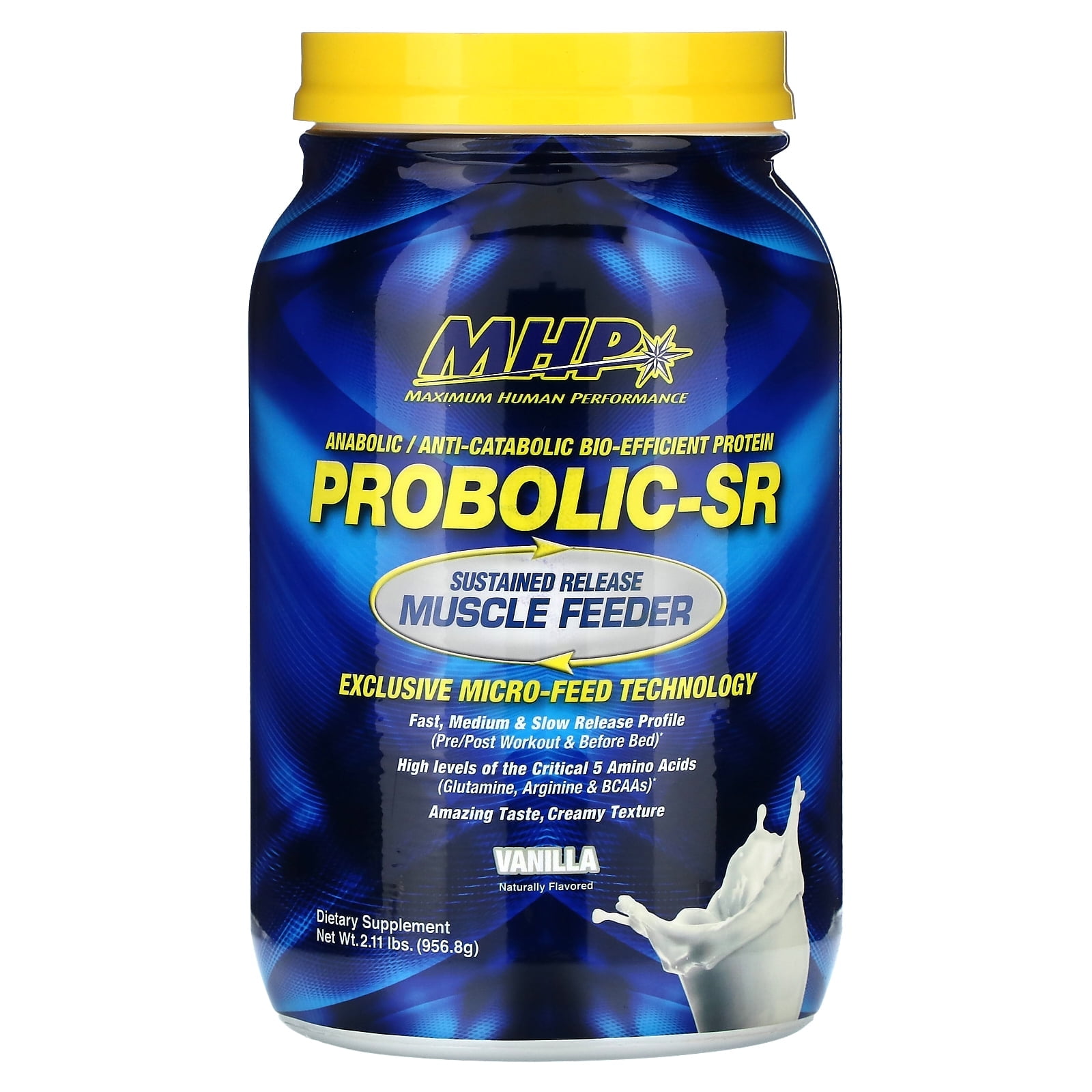 MHP Probolic-SR, Vanilla, 2.11 lbs (956.8 g) - Walmart.com