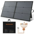 MHPOWOS 110W Portable Solar Panel 23.5% High Efficiency Foldable Solar ...