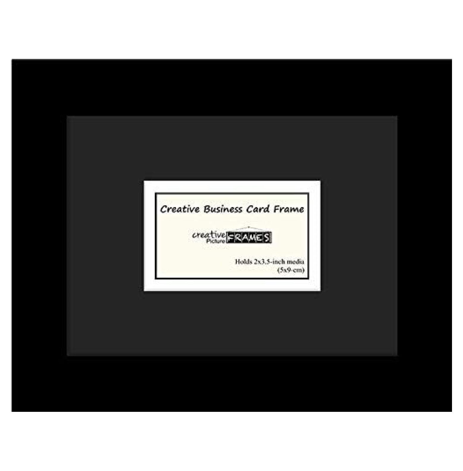 MHSHZLJZK 1-2" x 3.5" Opening Black Business Card Frame with 6" x 8 ...
