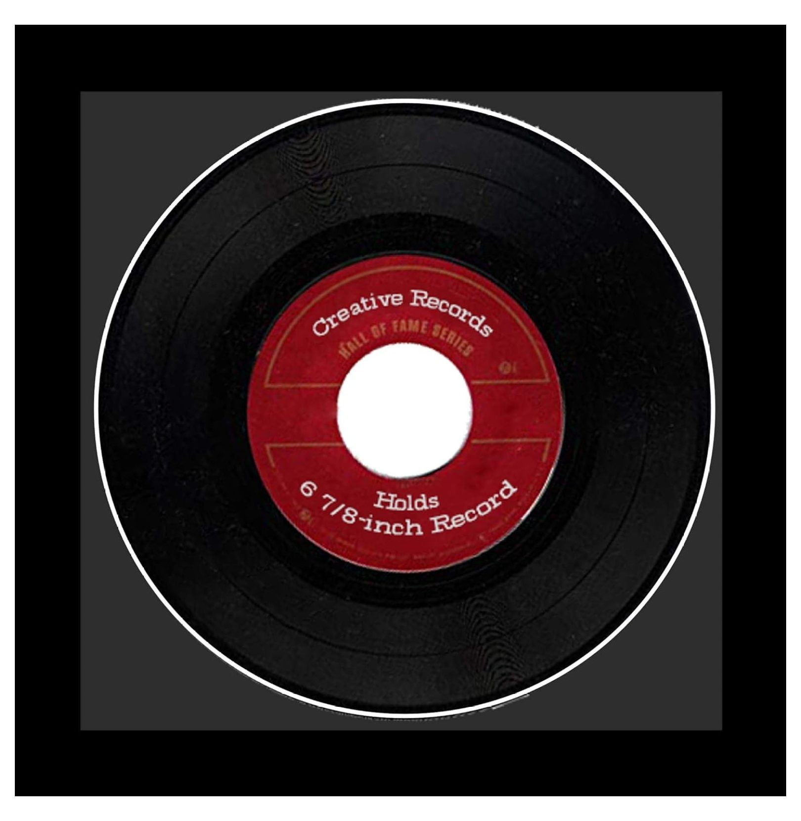 MHSHZLJZK 6 7/8 x 6 7/8-inch Single Record Frame with Black Mat ...