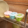 MHSIOAP-Collapsible Silicone Food Storage Container, Portion Control ...