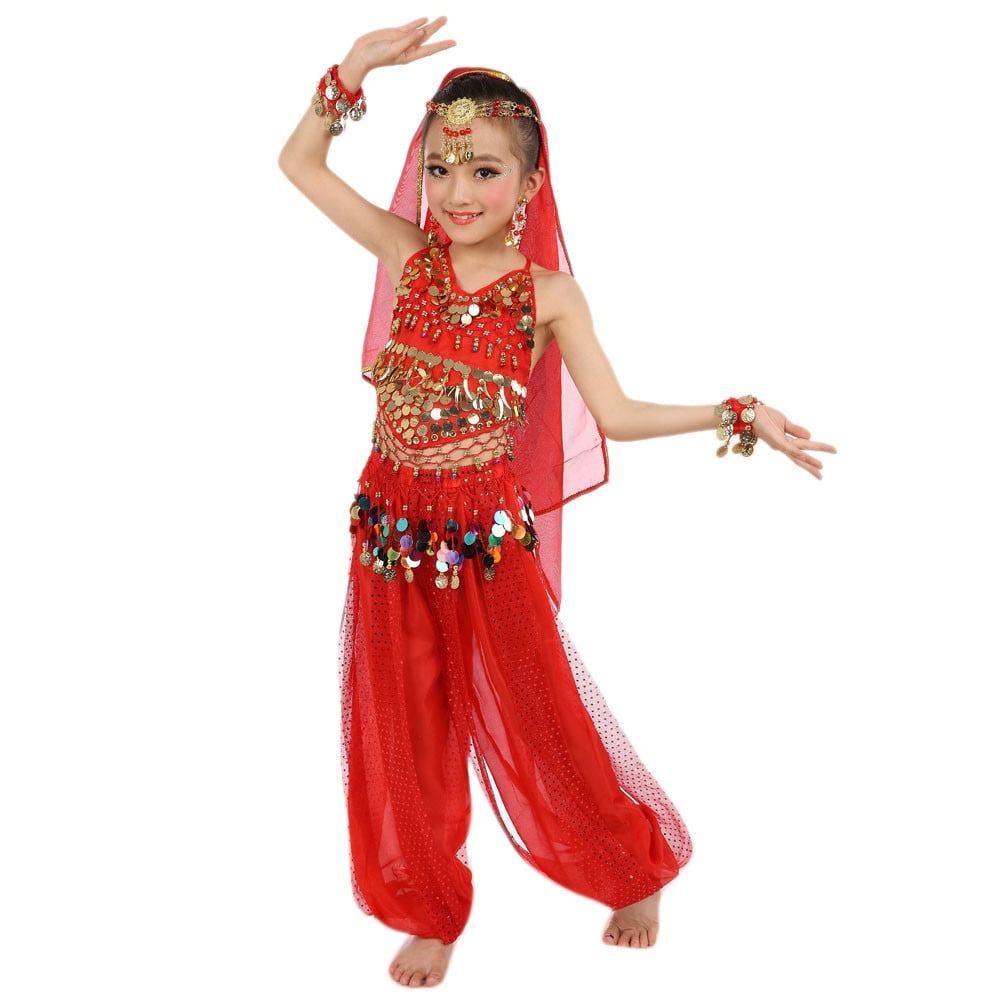 MHZLDYZ 6T Girls Clothes Handmade Children Girl Belly Dance Costumes ...