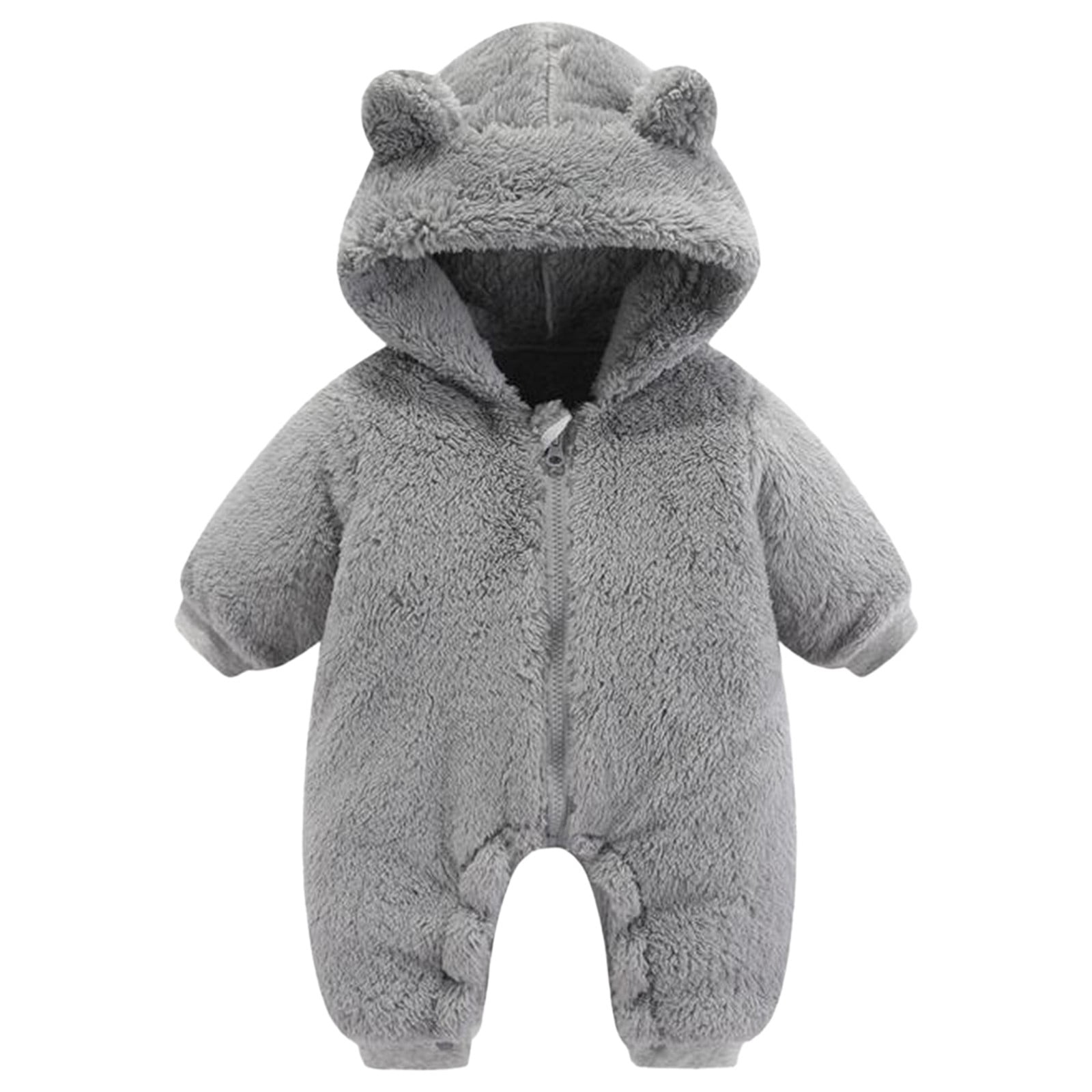 MHZLDYZ Baby Onesie Baby Girls Boys Winter Clothes Snowsuit Teddy Bear Onesie Outfit Newborn ...