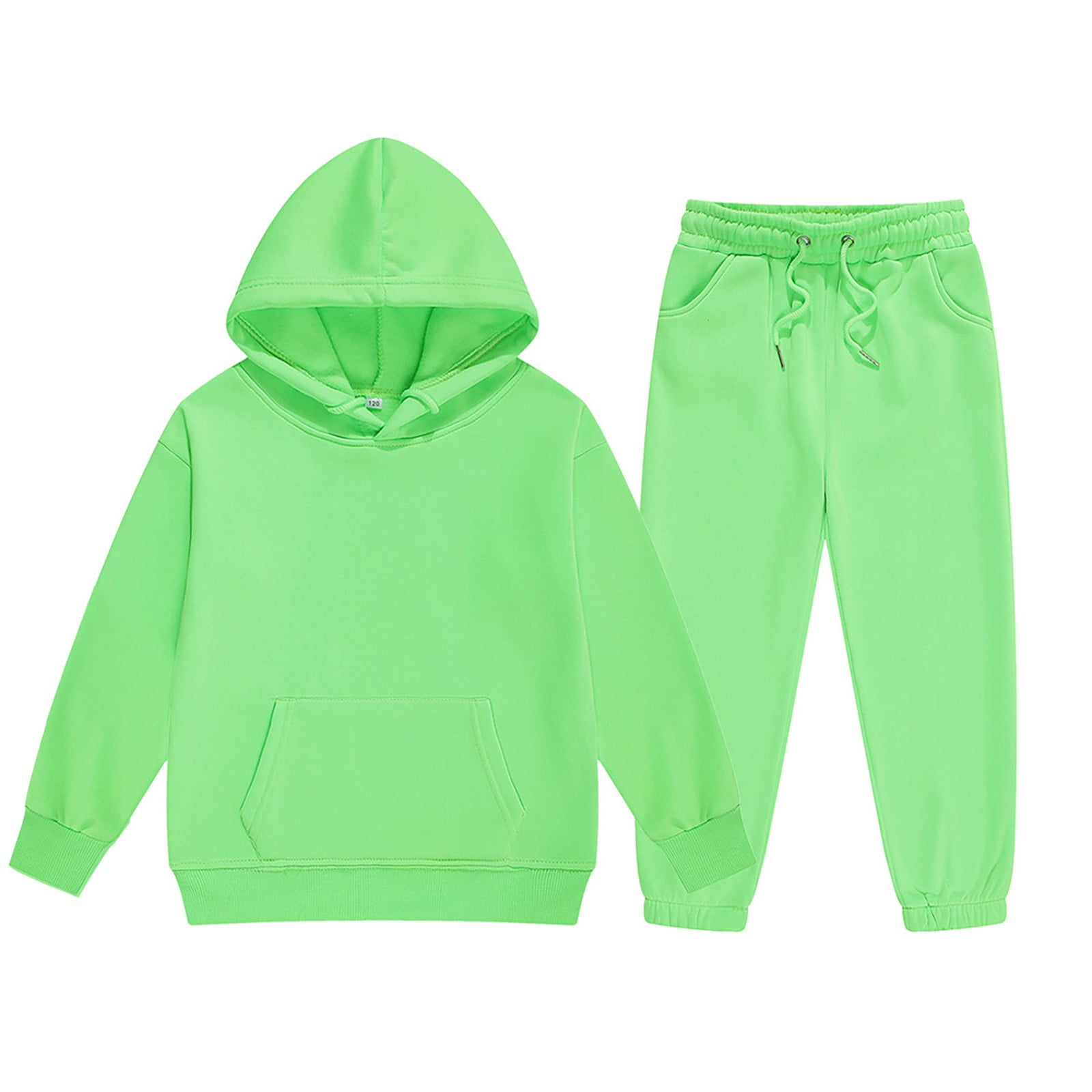 MHZLDYZ Children's Winter Outfits Suit Boys Hoodie Straight Elastic ...