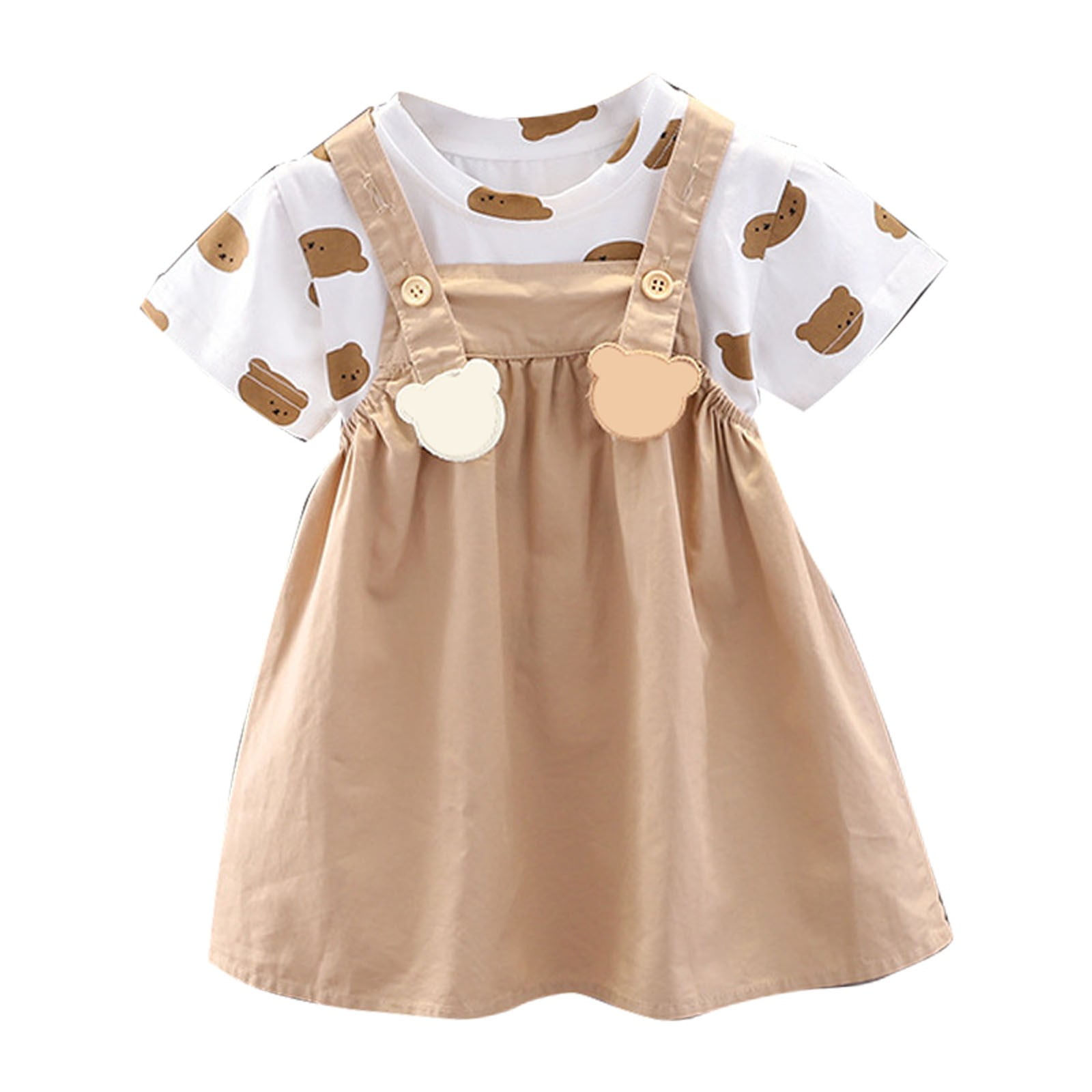 MHZLDYZ Girls Summer Clothes Size 10 12 Summer New Cute Cartoon Short ...