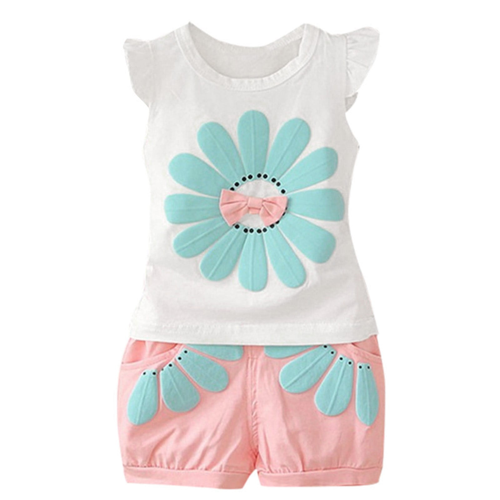 MHZLDYZ Girls Summer Clothes Size 10 12 Toddler Kids Baby Boys Girl ...
