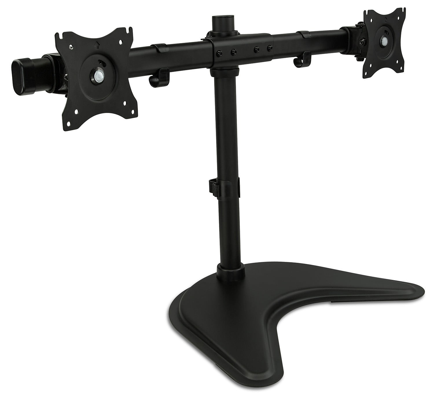 Mount-It! Adjustable Dual Monitor Desk Stand, Raises Two 13-27 Inch ...