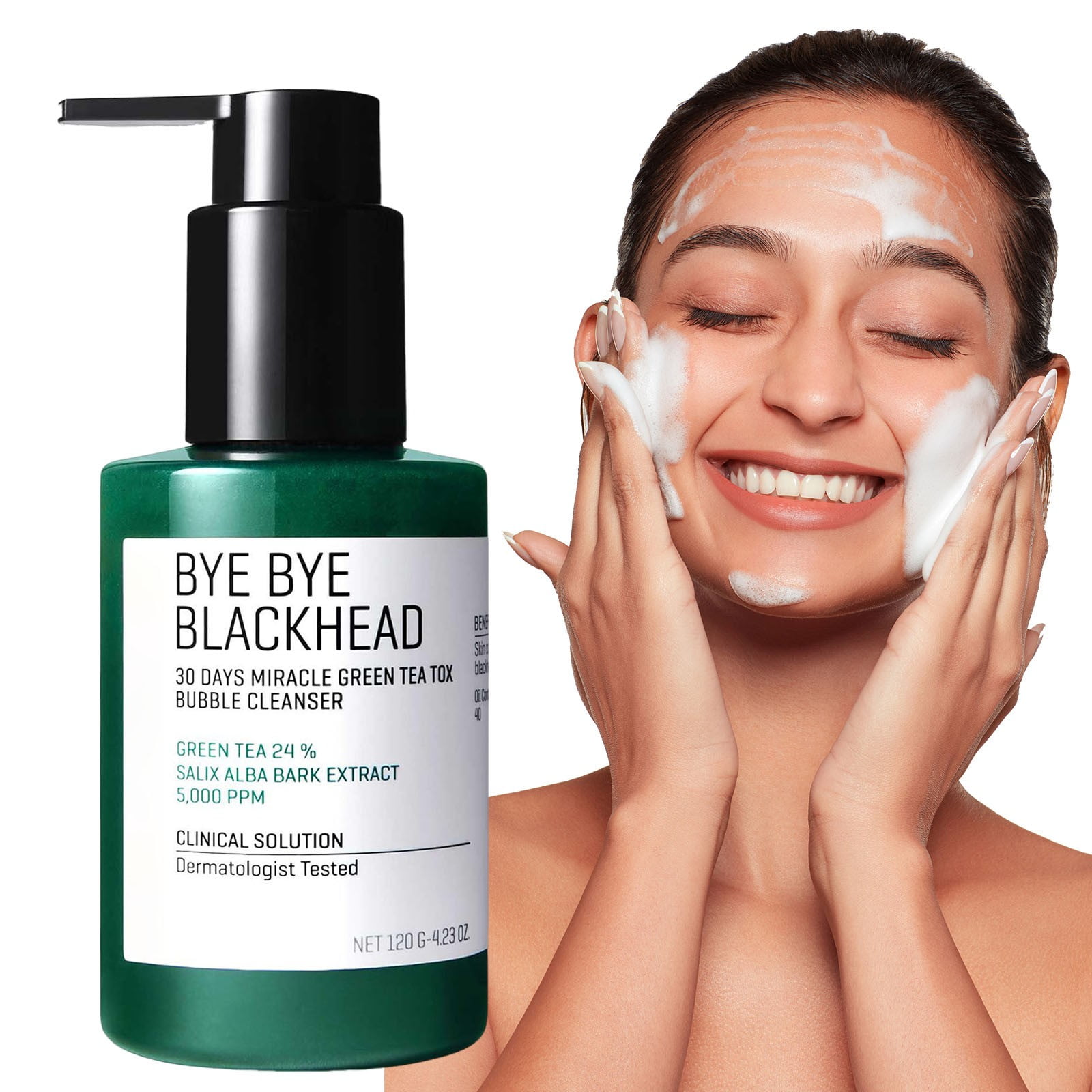 SOME BY MI Bye Bye Blackhead 30 Days Miracle Green Tea Tox Bubble ...