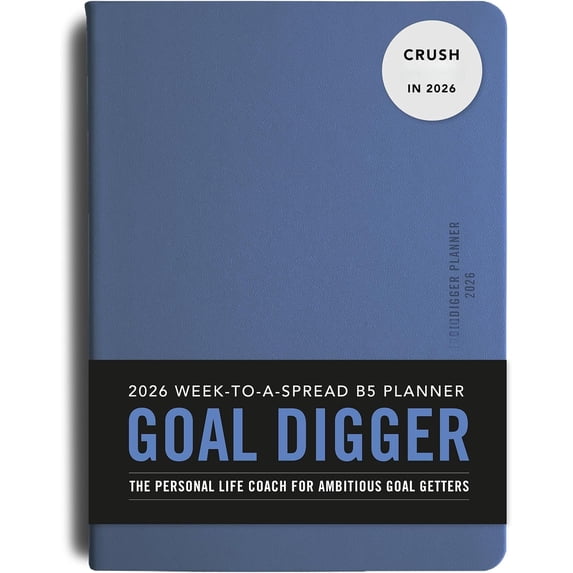 MI GOALS Goal Digger Weekly Planner 2026 | Dated Journal for Gratitude ...