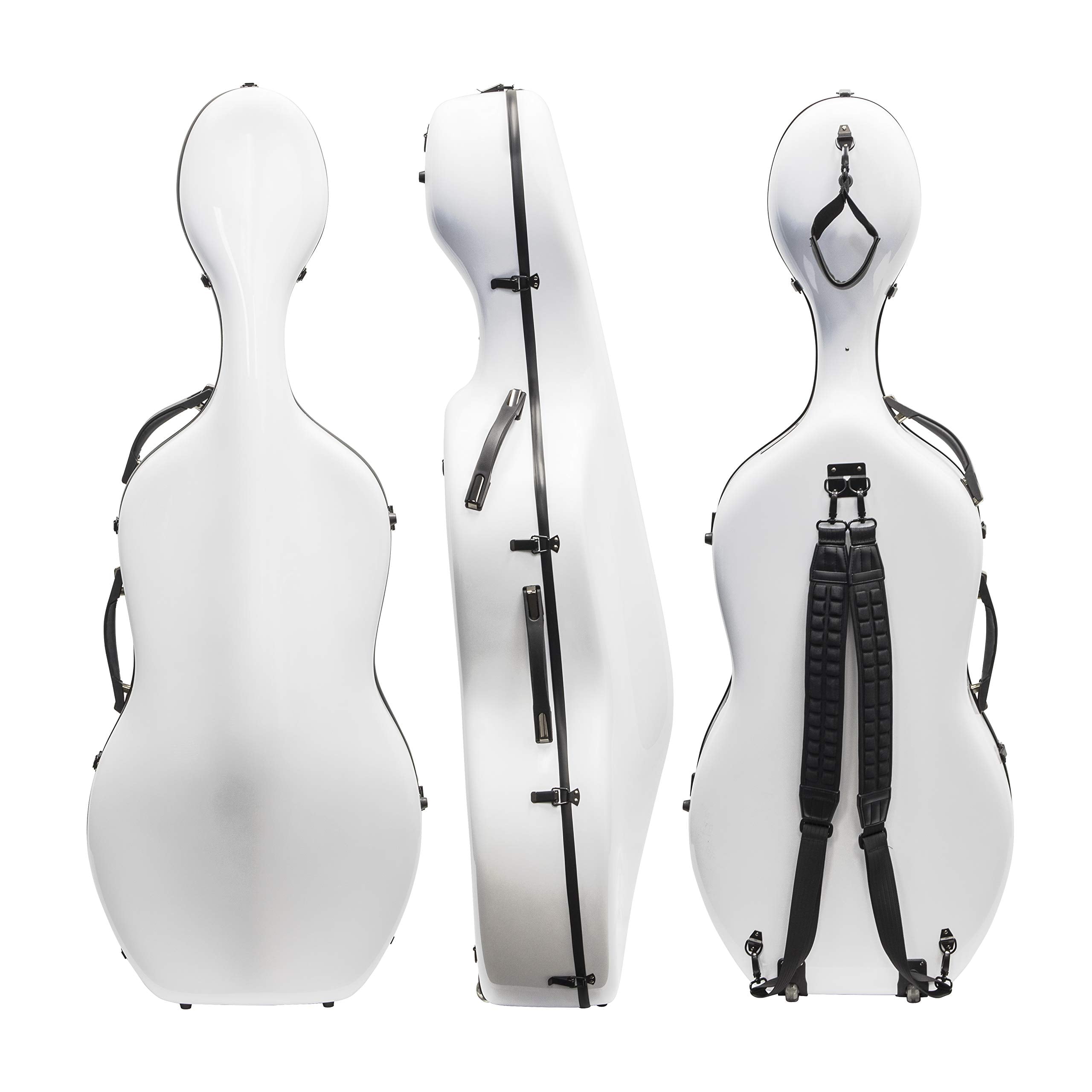 MI&VI CC-7002 Classic Carbon Fiber Composite Cello Case (Full Size) 4/4 ...