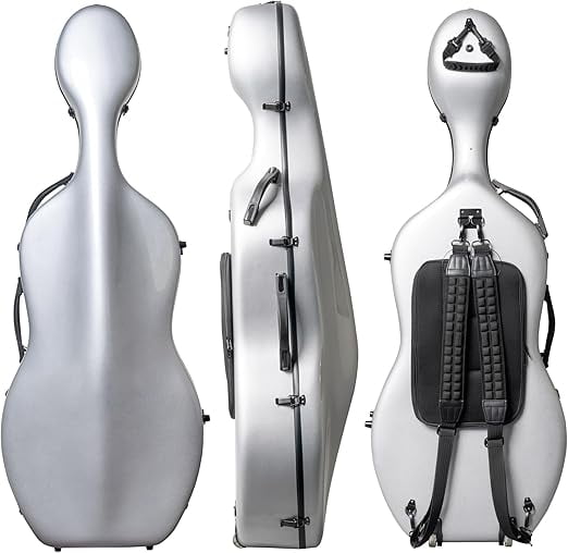 MI&VI CC-7002WB Classic Carbon Fiber Composite Cello Case (Full Size) 4 ...
