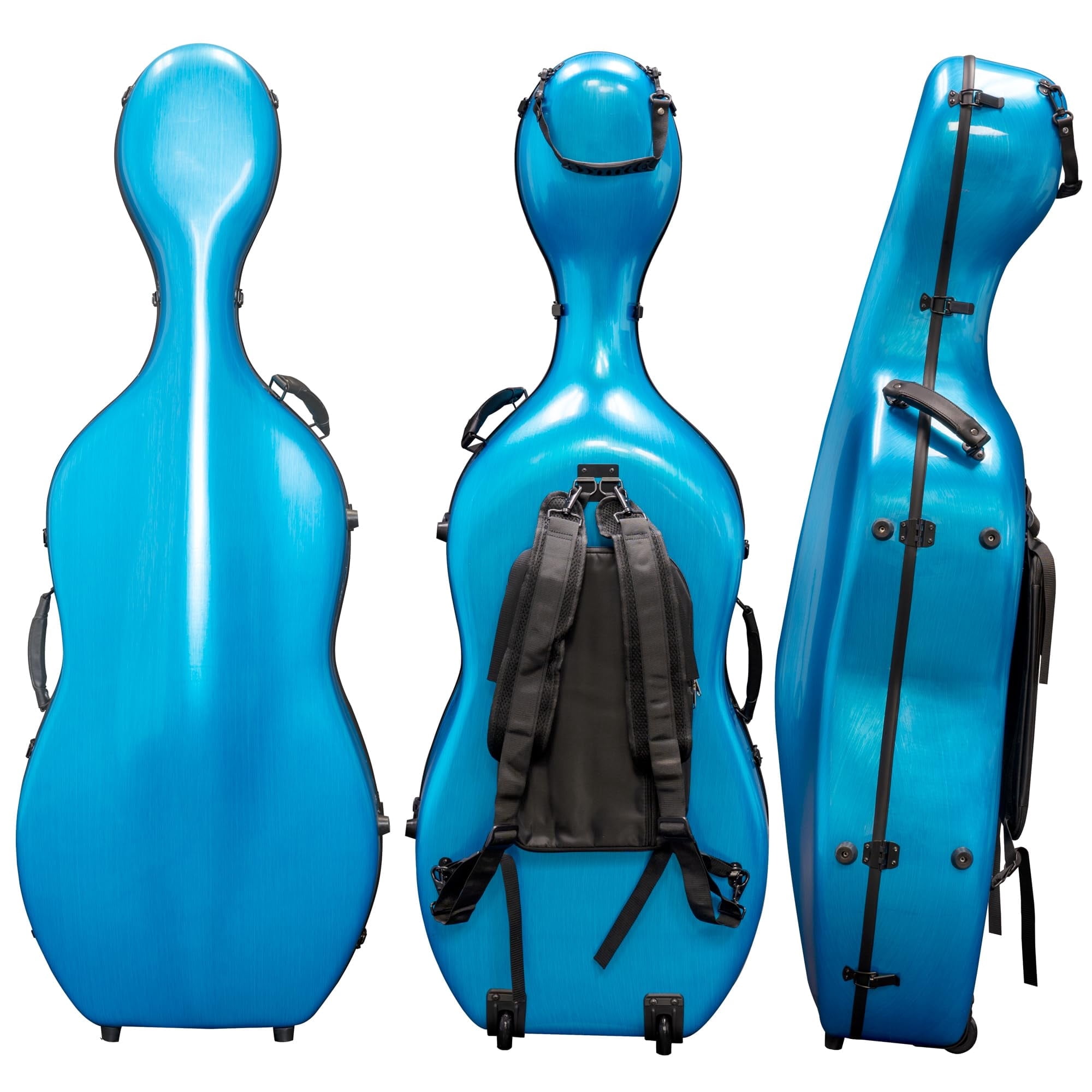 MI&VI CP-7001 Classic Polycarbonate Fiber Cello Case (Full Size) 4/4 ...