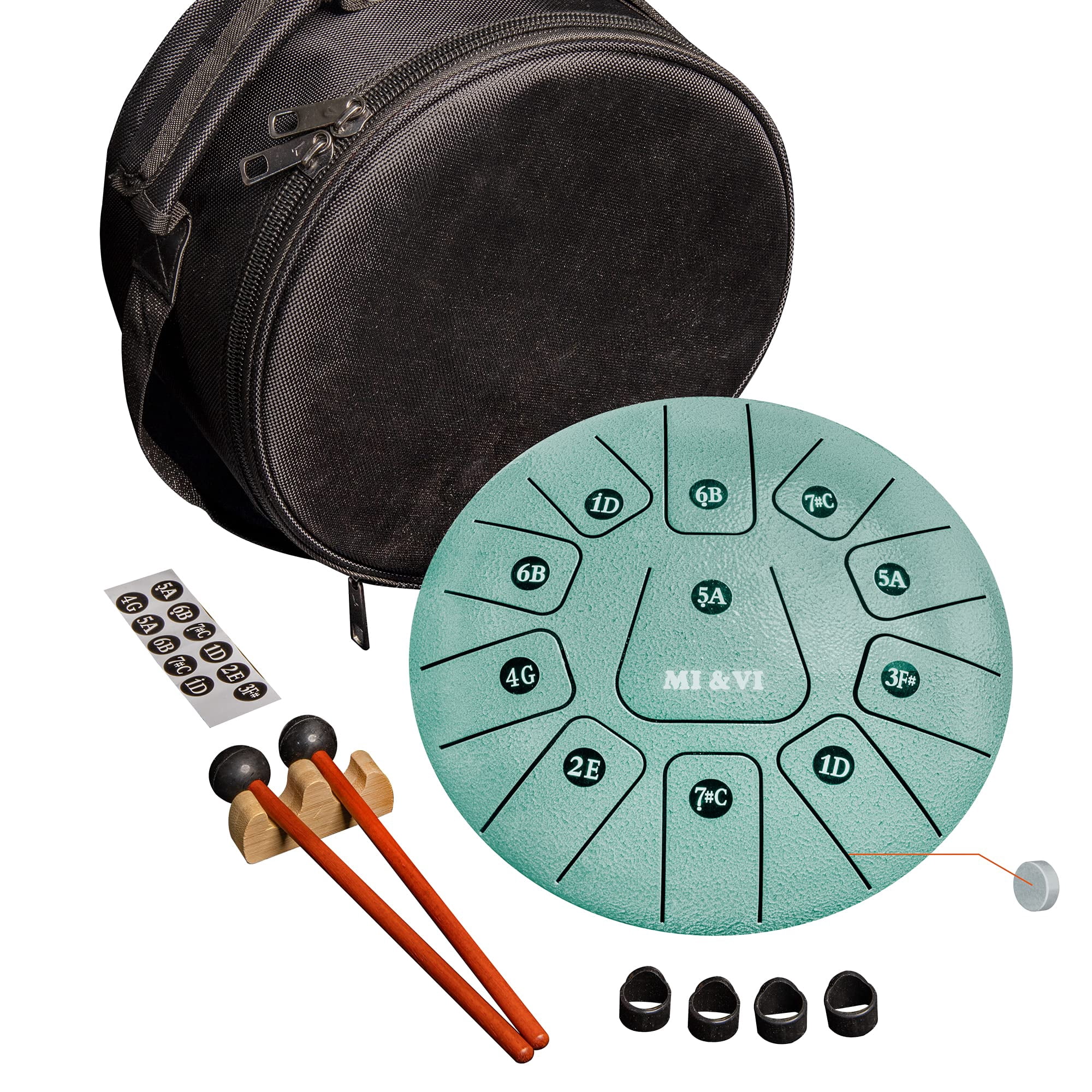 MI&VI Ocean Rain Drum for Outside Garden (11 Notes 10 Inches) with ...