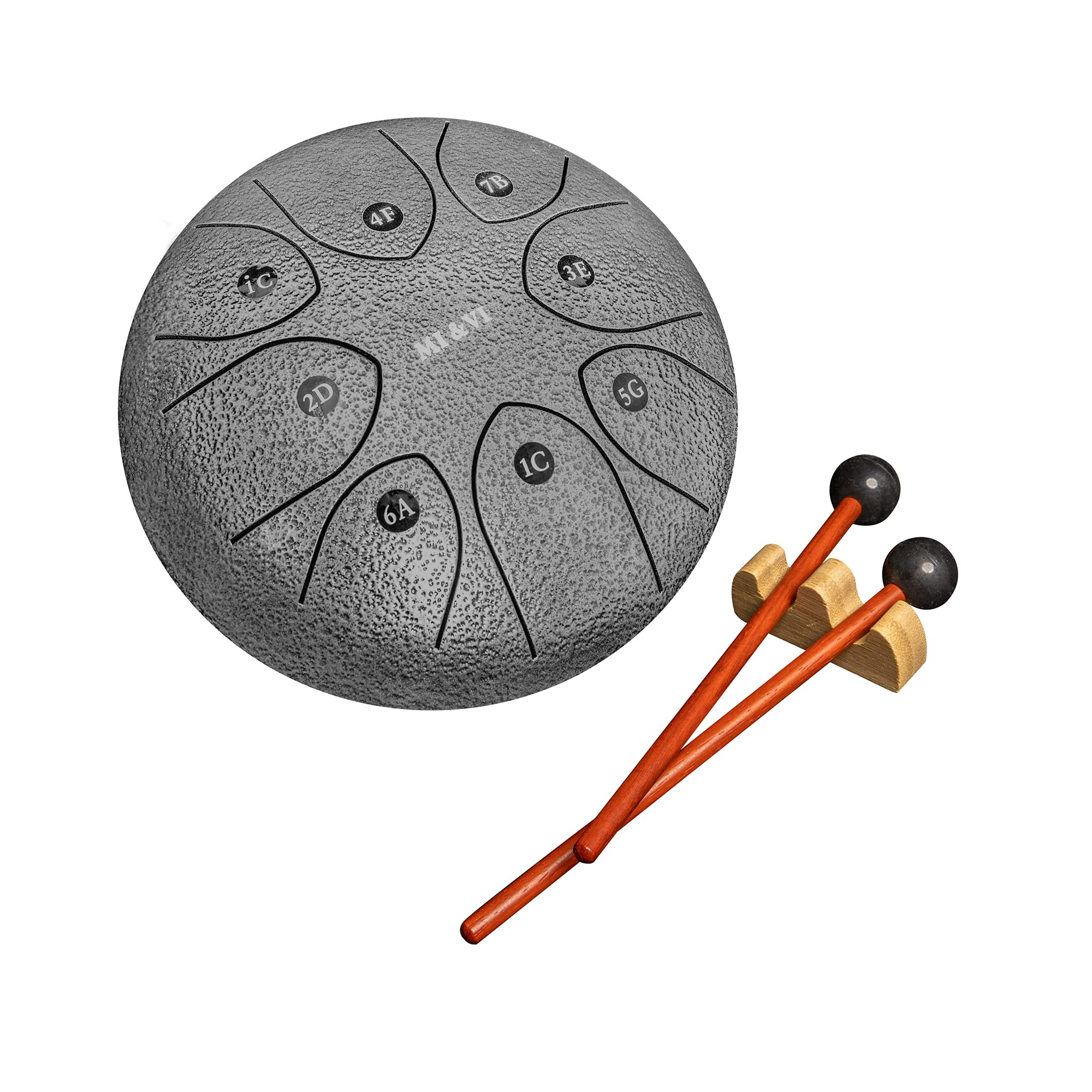 MI&VI Ocean Rain Drum for Outside Garden (8 Notes 8 Inches) with ...