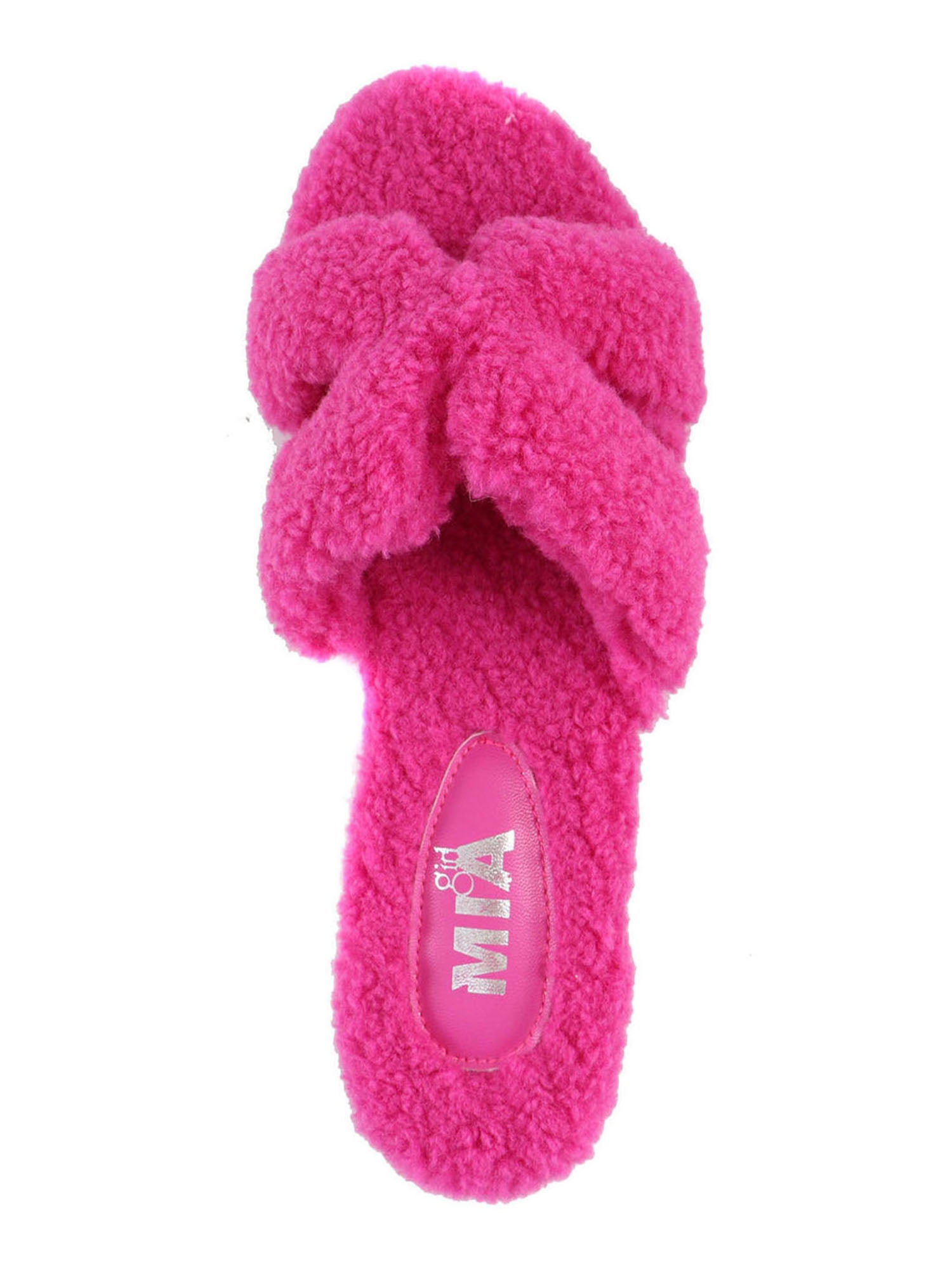 MIA GIRL Women's Cozy H Band Slide Flat Sandals, Sizes 6-11 - Walmart.com