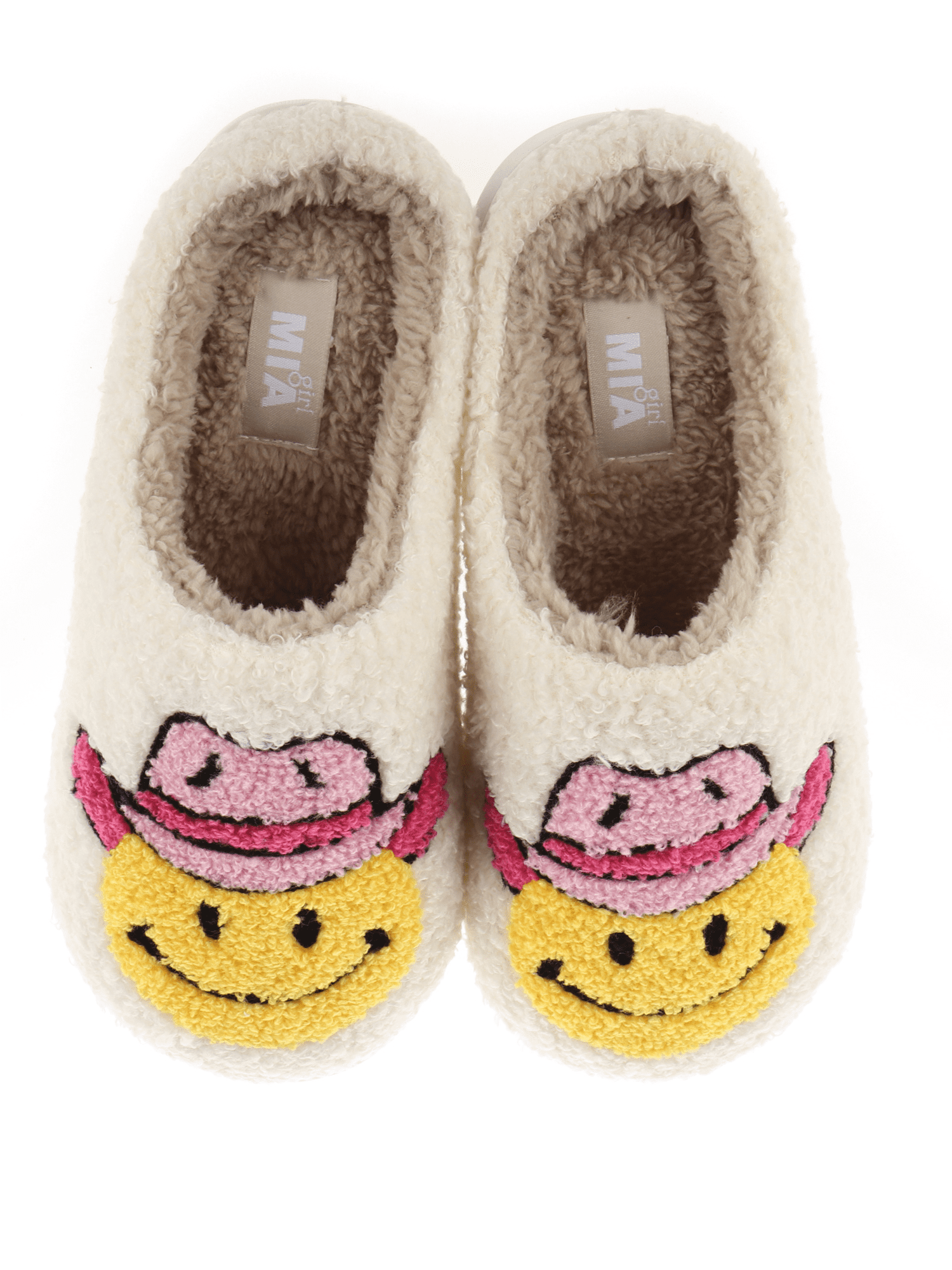 MIA GIRL Graphic Slippers - Trendy Western Style - Walmart.com