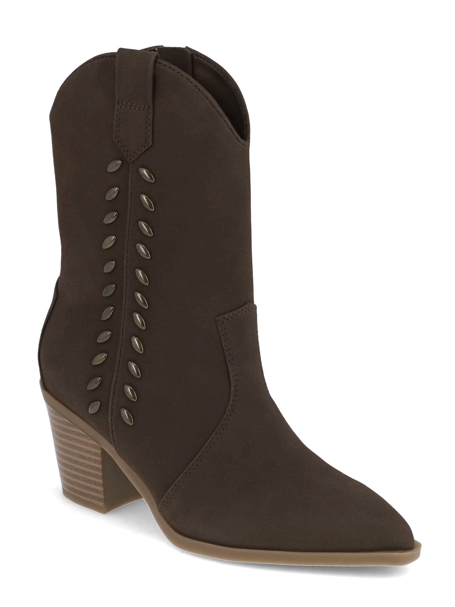 MIA TOO Women's Blake Studded Western Boot - Walmart.com