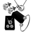 MIADEAL Roman Numerals Jewelry Set in Gift Box, Stainless Steel ...