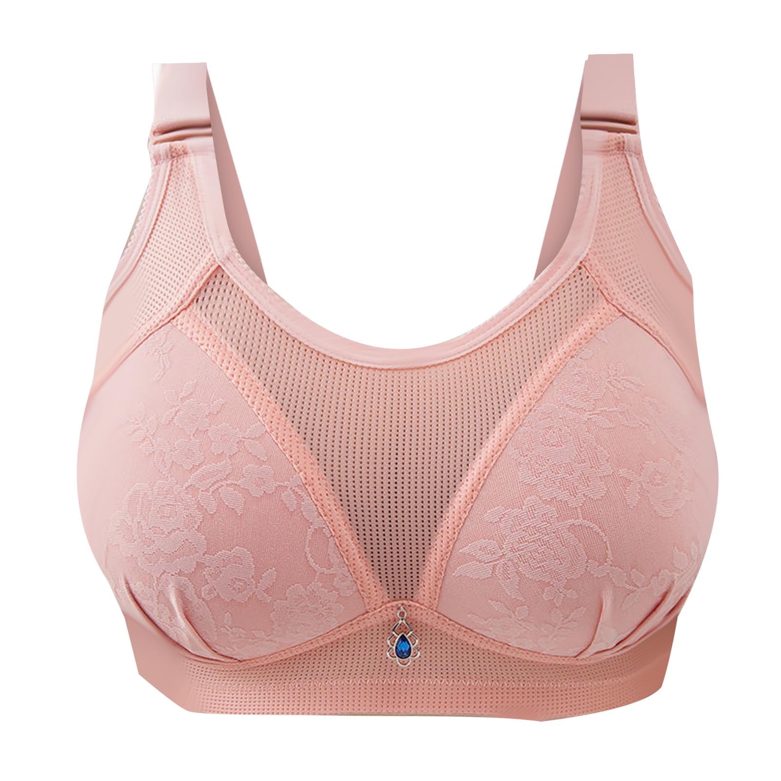 MIANHT Bras for Women No Underwire Solid Color Hollow Out Perspective ...
