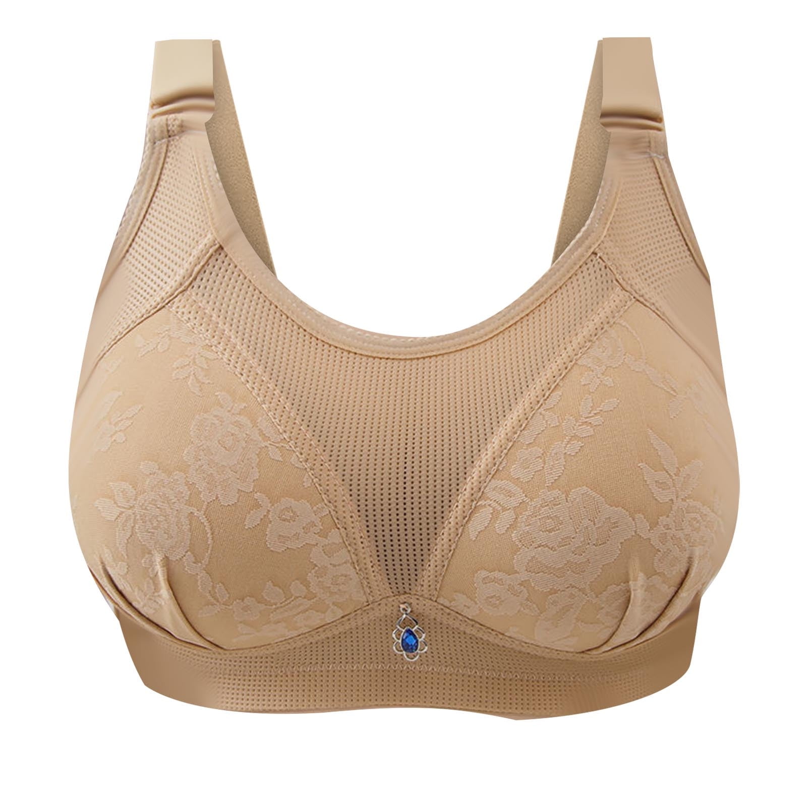 MIANHT Bras for Women No Underwire Solid Color Hollow Out Perspective ...
