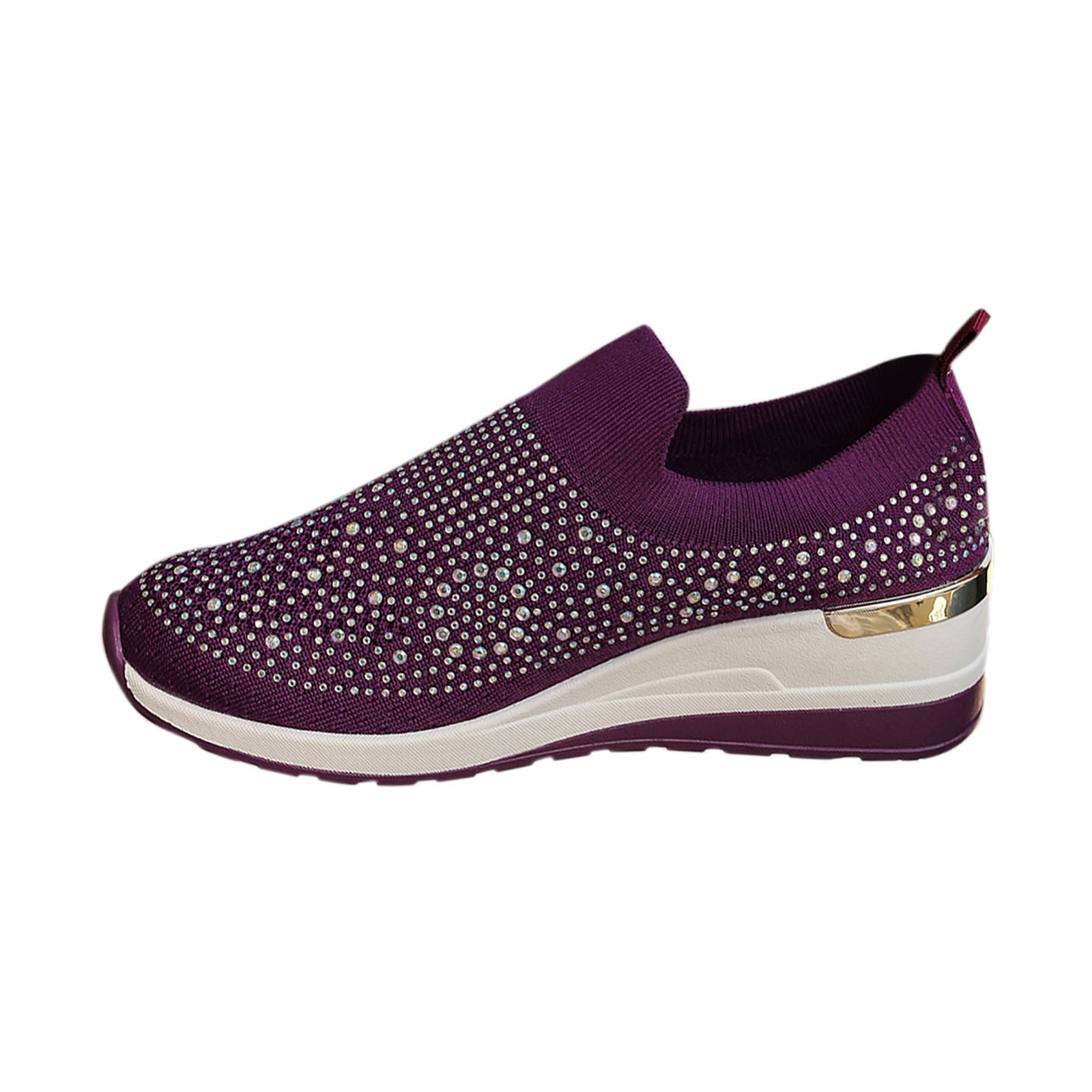 MIASHUI Flat Women -On Sneakers Comfortable Sport Walking Running Shoes ...