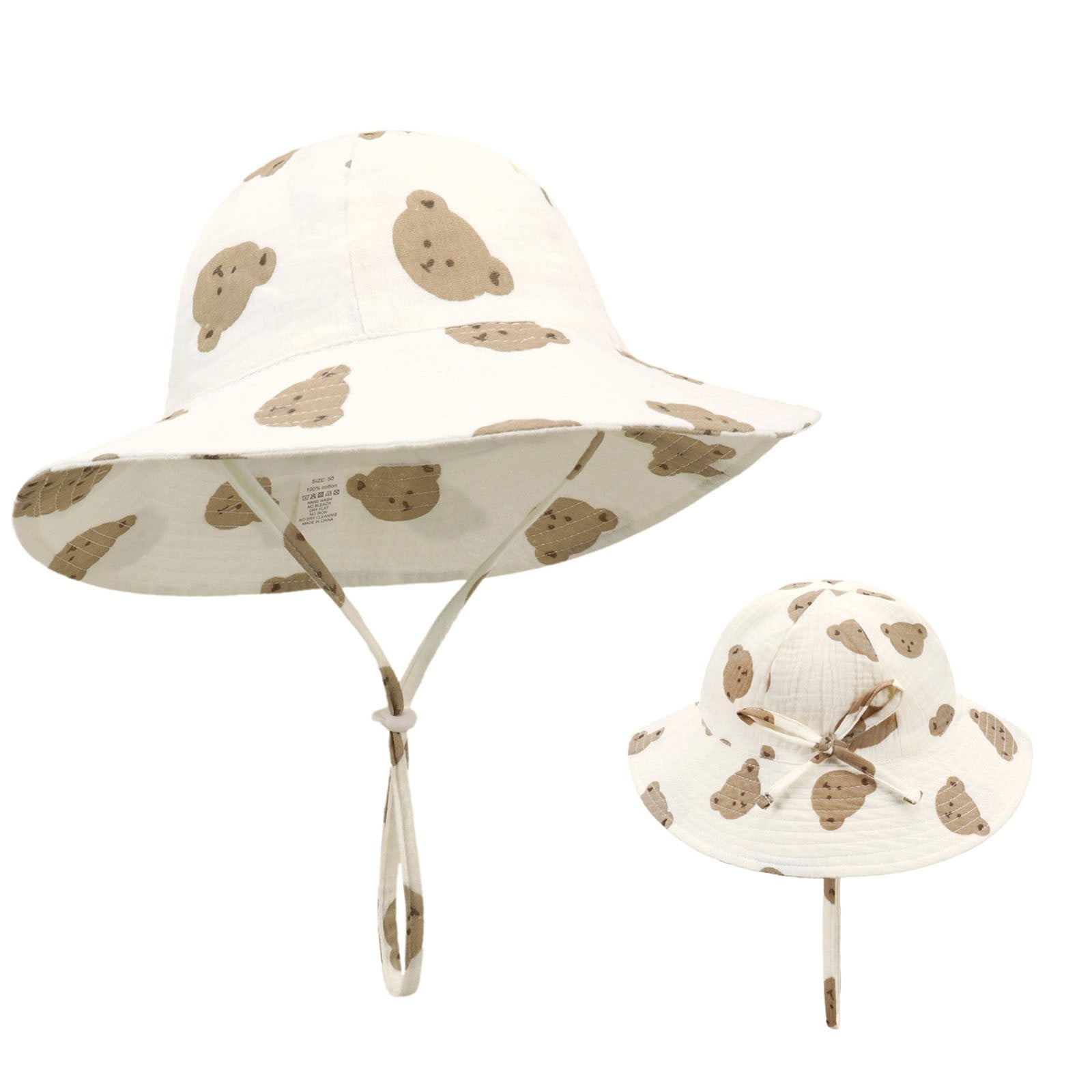 MIASHUI Girl Sun Hat Toddler Outdoor Adjustable Beach Hat with Wide ...