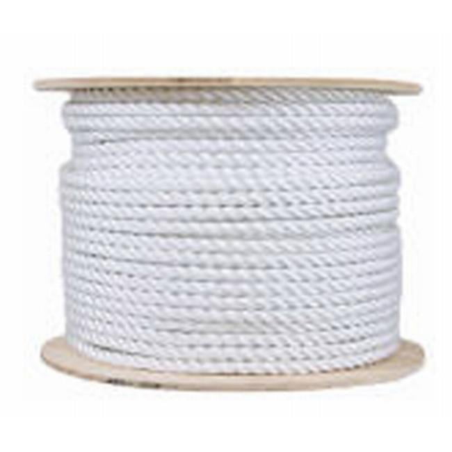 MIBRO Group 234859 0.37 in. x 300 ft. Natural Color Twisted Cotton Rope ...