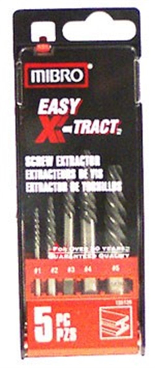 MIBRO Metal Screw Extractor Set 5 pc - Walmart.com
