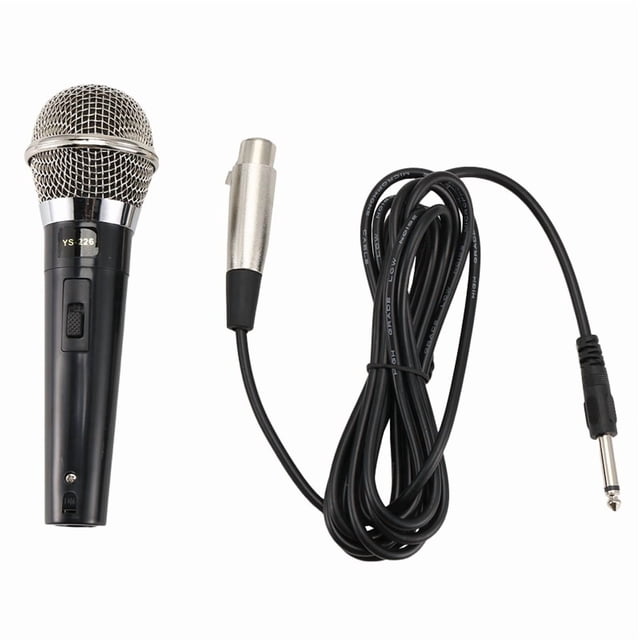 MIC Handheld Dynamic Wired Dynamic Microphone Clear Voice for Karaoke ...