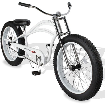 Micargi SLUGO SS 26-Inch Women’s Fat Tire Beach Cruiser Bike – 7-Speed ...
