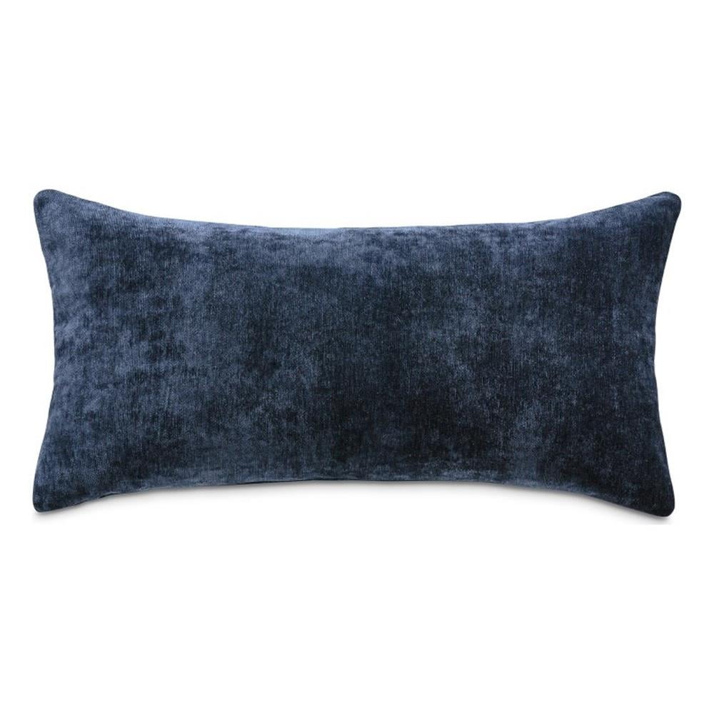MICHAEL AMINI The Smith 13x24" Contemporary Chenille Pillow in Navy in ...