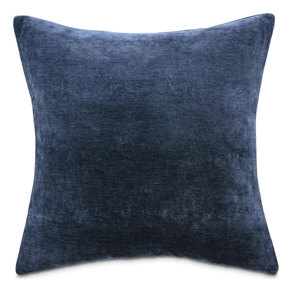 MICHAEL AMINI The Smith 20x20" Square Chenille Pillow in Midnight Navy ...