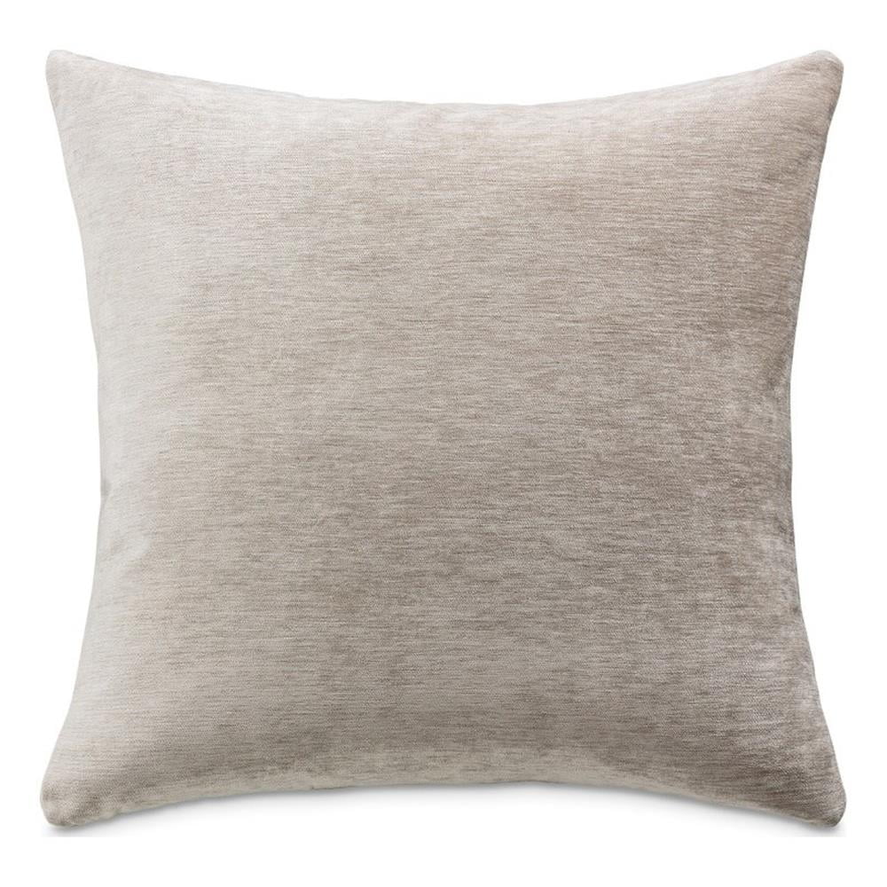 MICHAEL AMINI The Smith 20x20" Square Chenille Pillow in Smoke Gray in ...