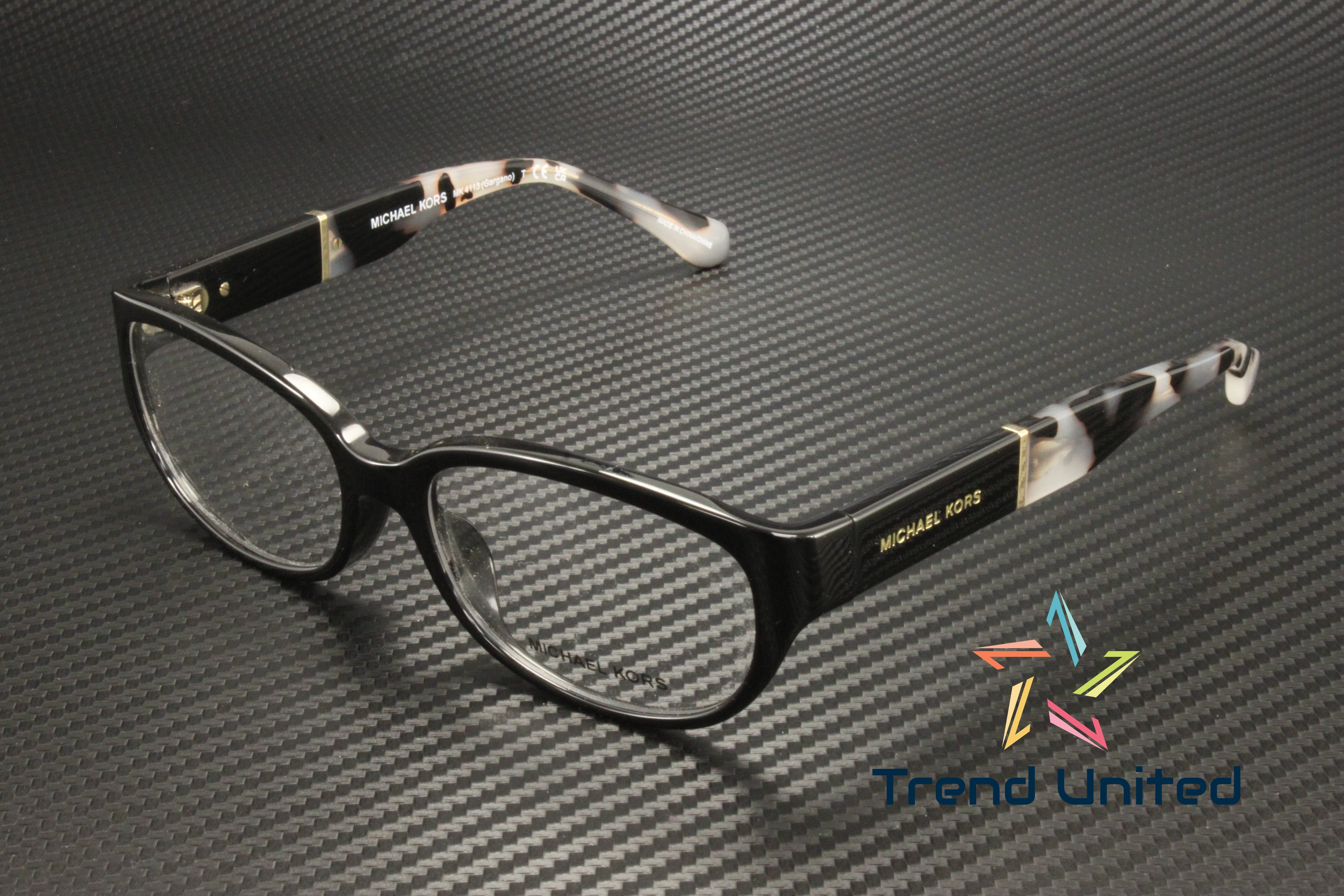 MICHAEL KORS MK4113 3005 Gargano Black Demo Lens 55 mm Women's ...