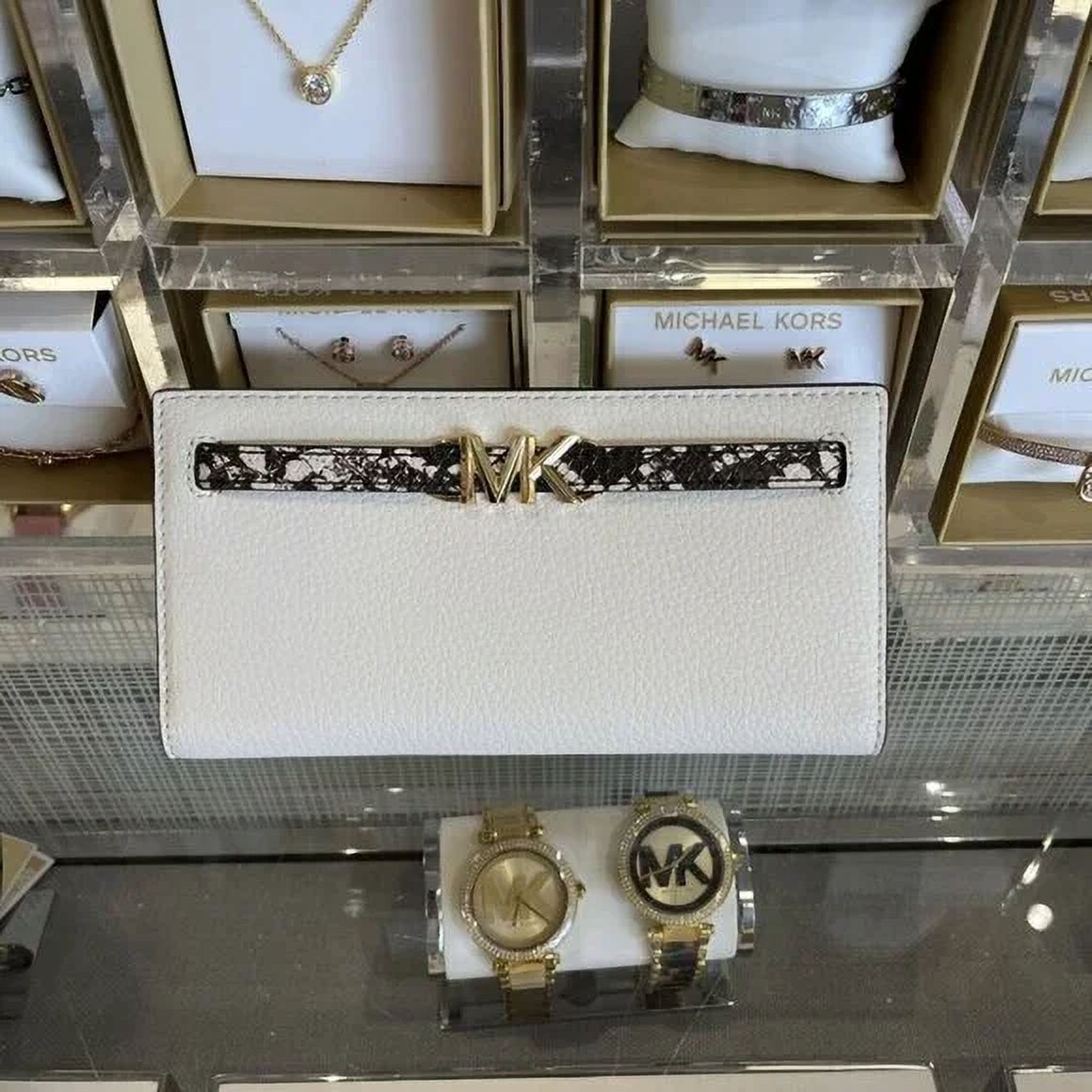 MICHAEL KORS Reed Large Leather Wallet 35S4G6RE3L - Walmart.com